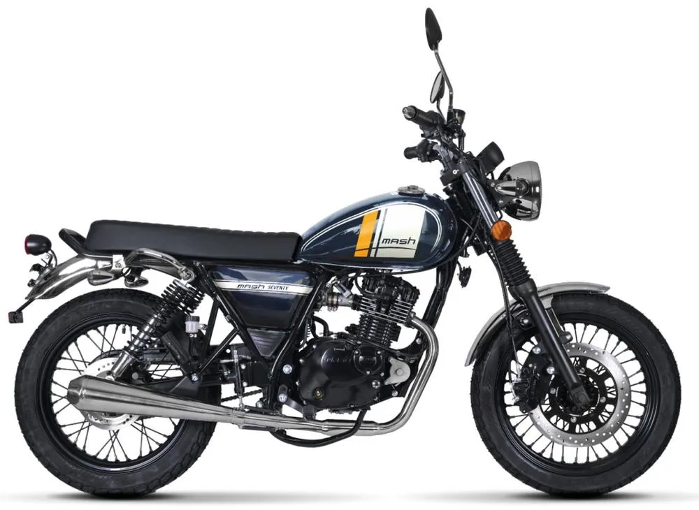 Mash 125 Seventy 2025 - Ficha de la moto, opinión, fotos, técnica