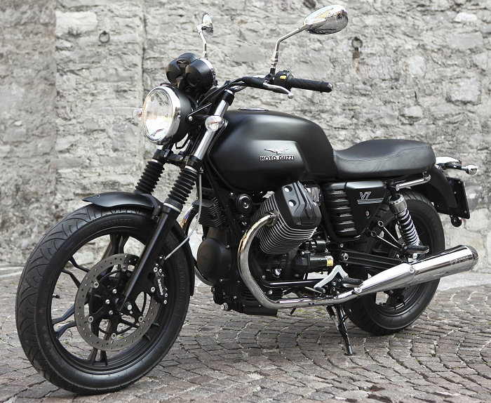 Moto-Guzzi V7 750 Stone 2013 - Fiche moto - Motoplanete