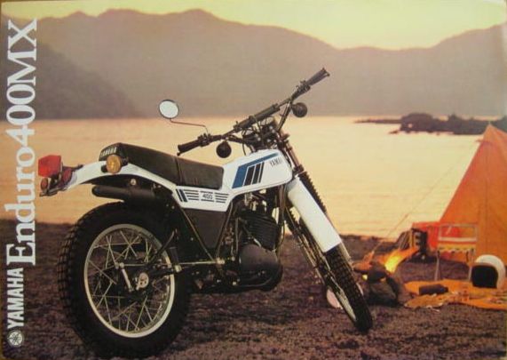 Yamaha DT 400 MX 1977 - Fiche moto - Motoplanete